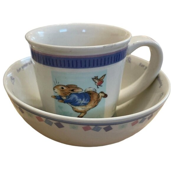 Wedgwood | Dining | Vintage Peter Rabbit 2 Piece Dish Set Wedgwood ...